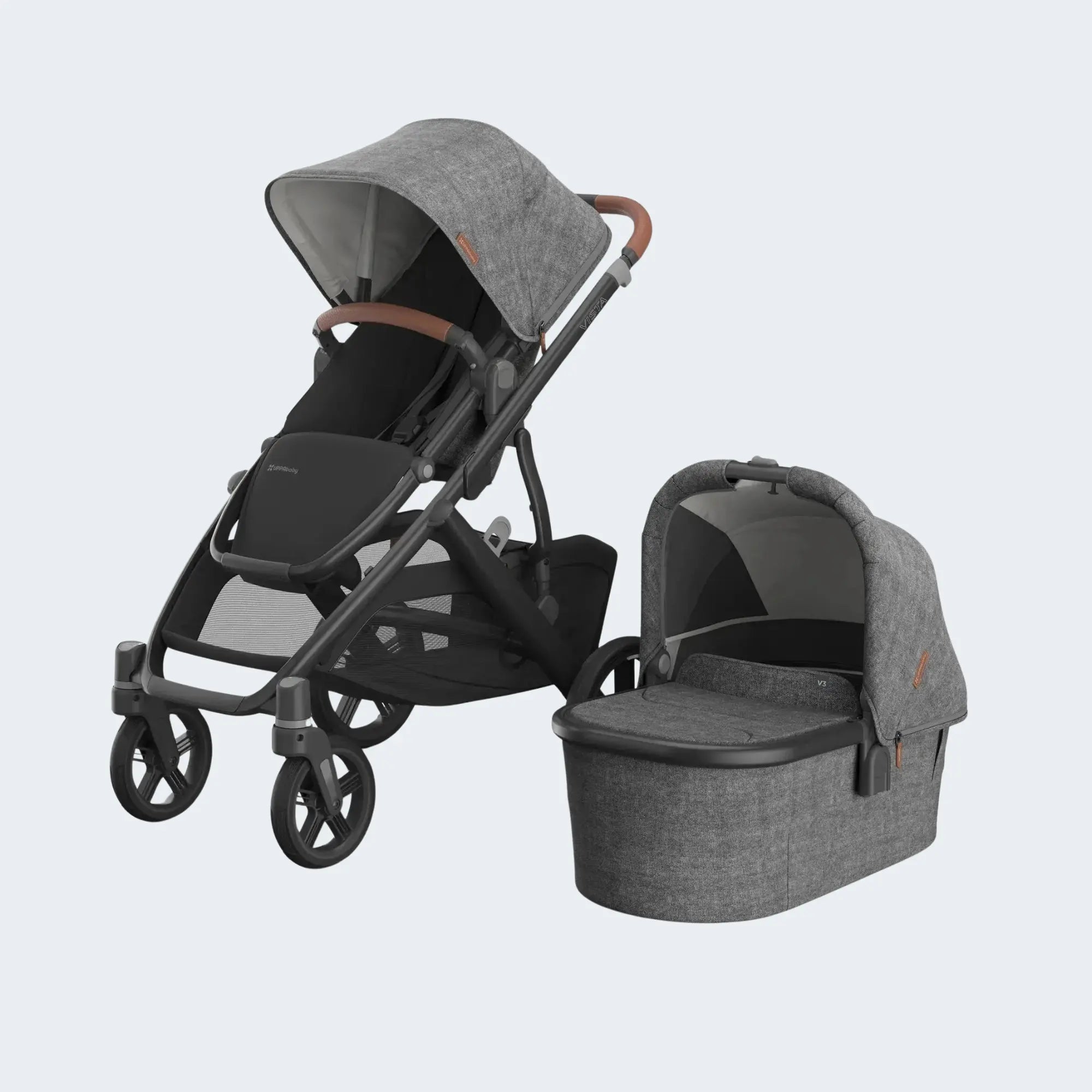 Uppababy Vista V3 Pram With Bassinet | Baby Little Planet
