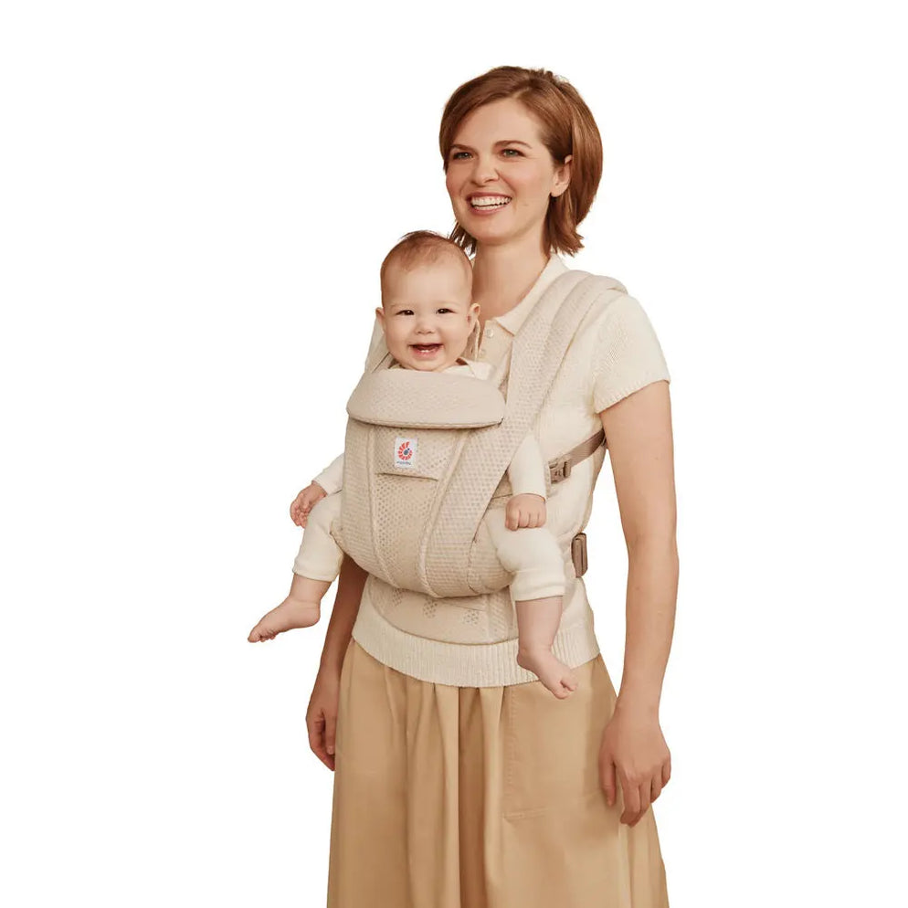 ERGObaby- Ergobaby Omni Deluxe All-in-One Mesh Baby Carrier - Natural ...