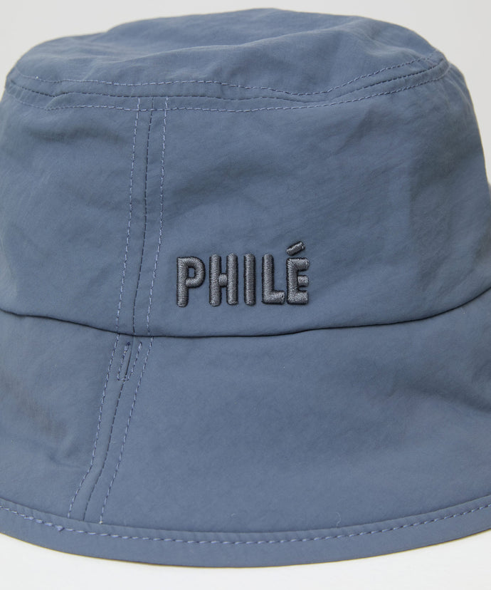 Phile Bucket Hat - Slate Blue | Reversible Kids Sun Hat – Baby Little ...